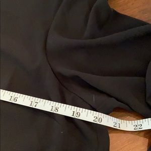 AB Studio | Tops | Ab Studio Black Top With Lace Hem | Poshmark